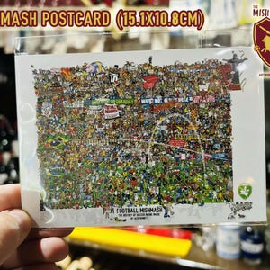 Football Mishmash - the History of Soccer in One Image - Etsy