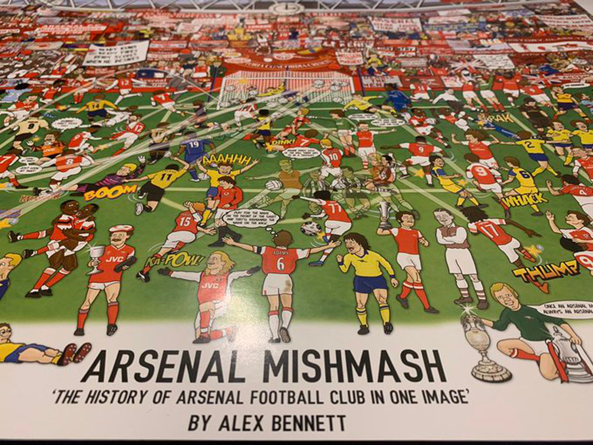 Arsenal Mishmash - the History of Arsenal Football Club in One Image ...