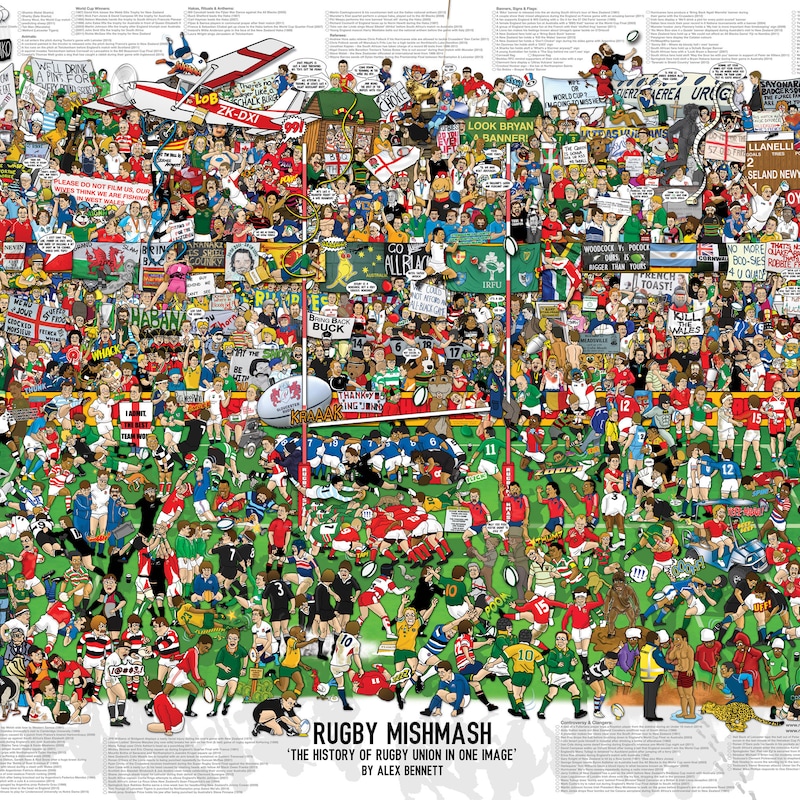 Rugby Poster - Etsy UK