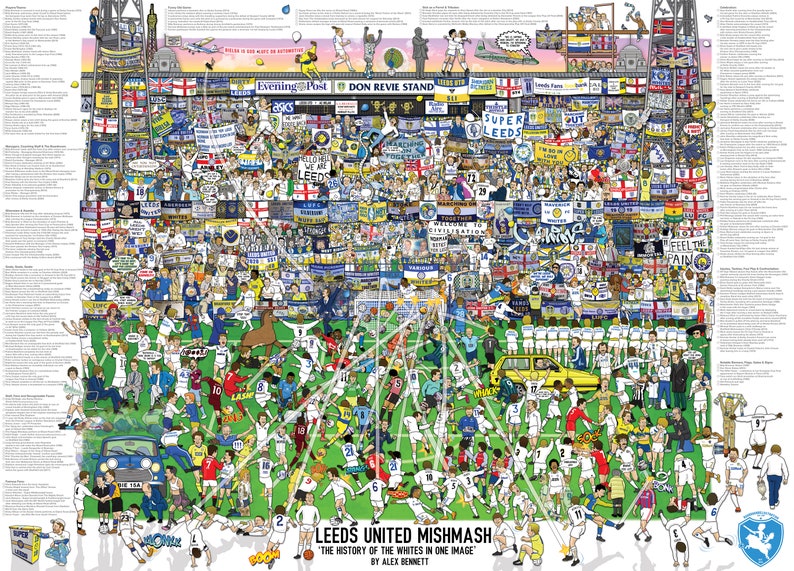 Leeds United - the History of Leeds United Football Club in One Image ...