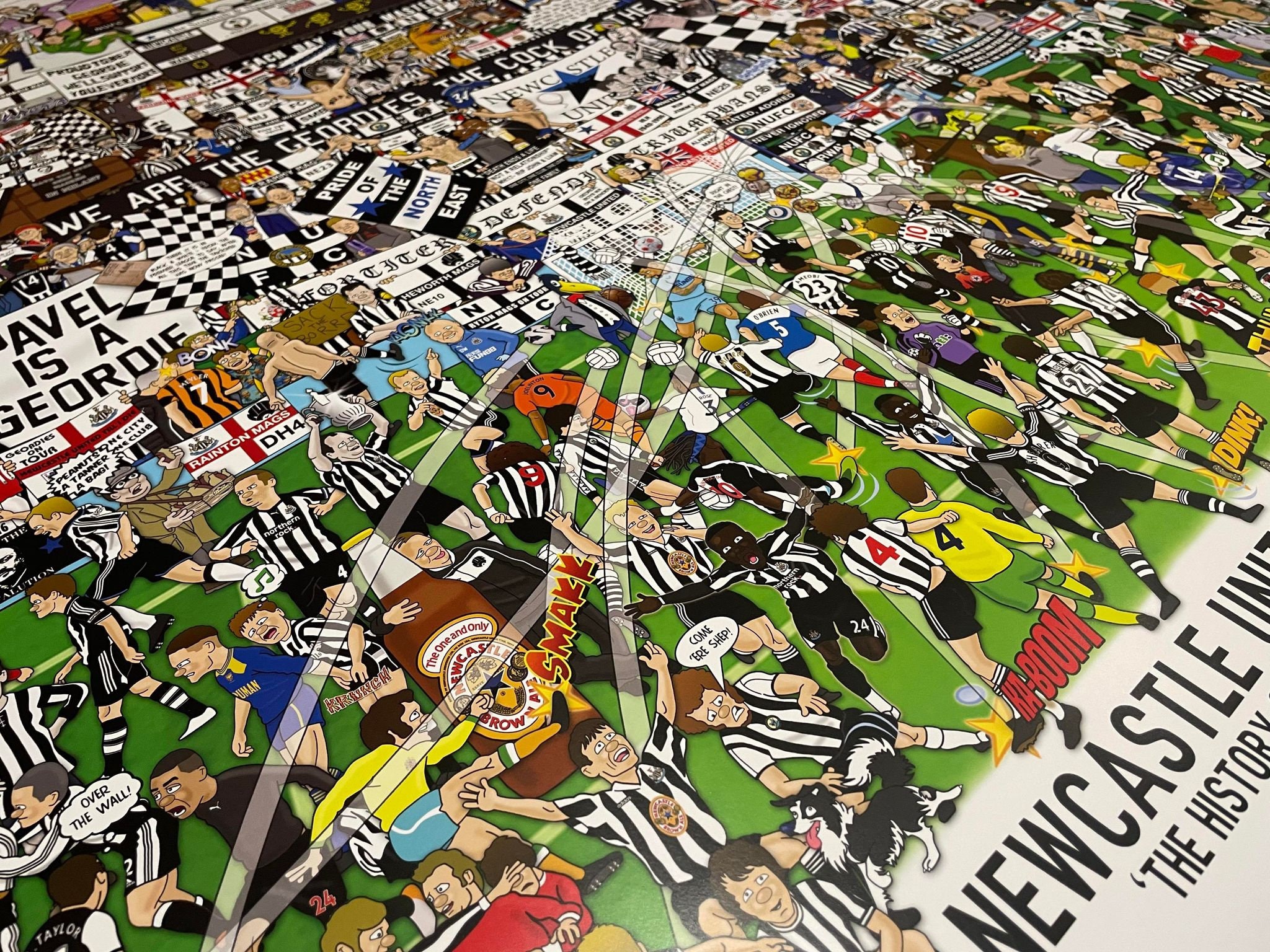 Newcastle United Mishmash the History of the Toon in One | Etsy UK
