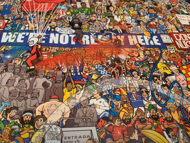 Football Mishmash - the History of Soccer in One Image - Etsy