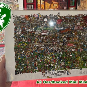 Football Mishmash - the History of Soccer in One Image - Etsy