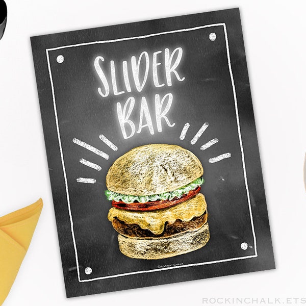 Chalkboard Food Art - Etsy