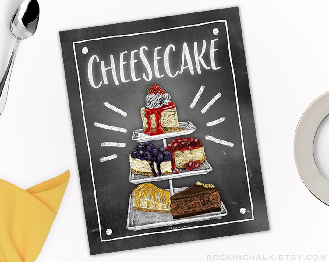 Cheesecake Bar Sign | Decoration for Weddings, Functions, Party ...