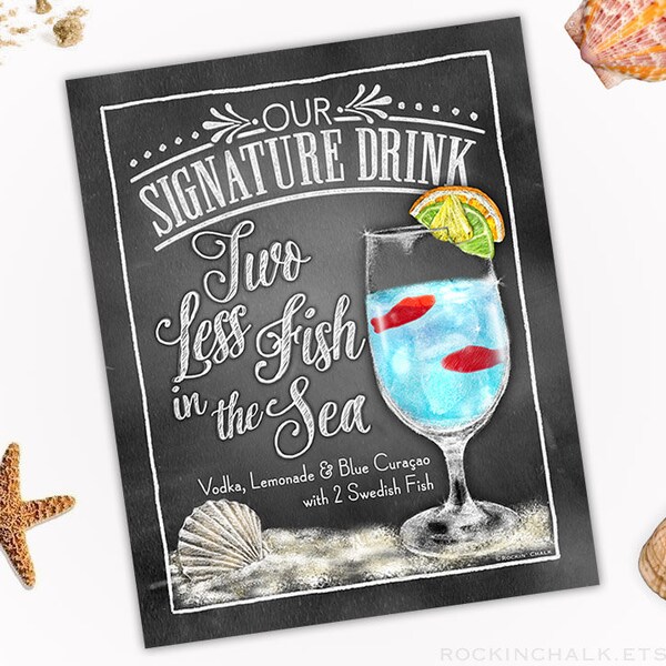 Two Less Fish - Etsy