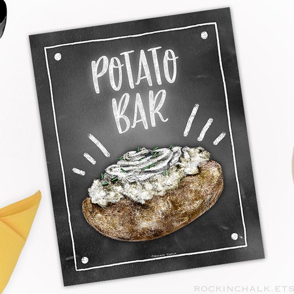 Potato Bar - Etsy