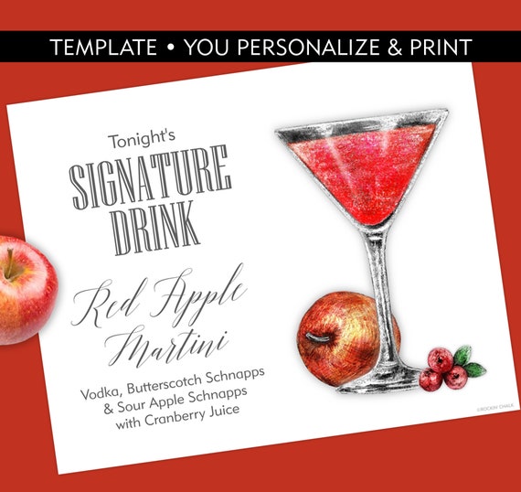 Red Apple Martini Recipe