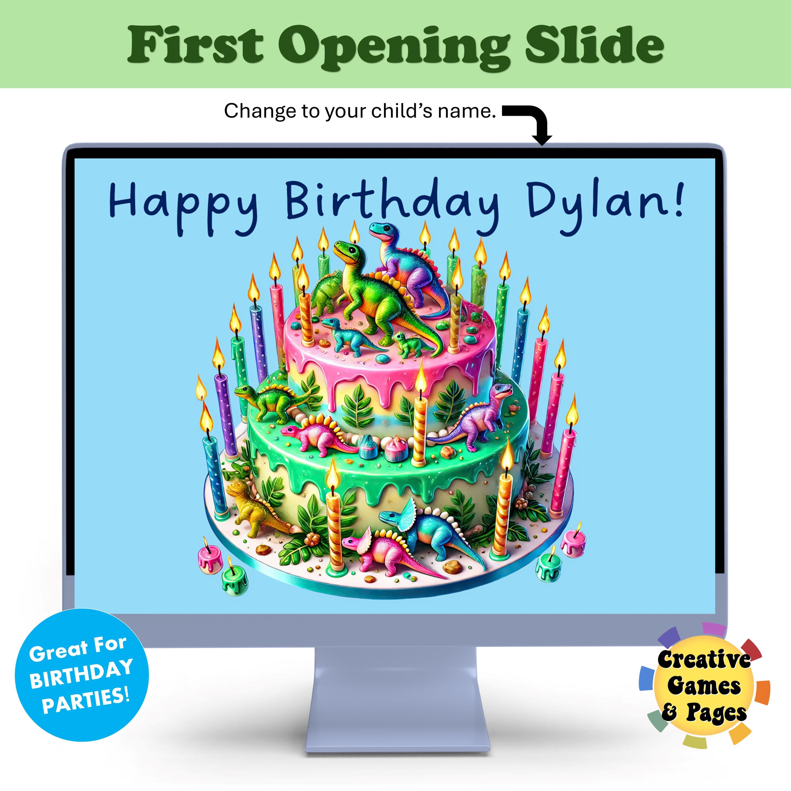 Editable Dino Jeopardy Game, Fun Dinosaur-themed Birthday & Classroom ...