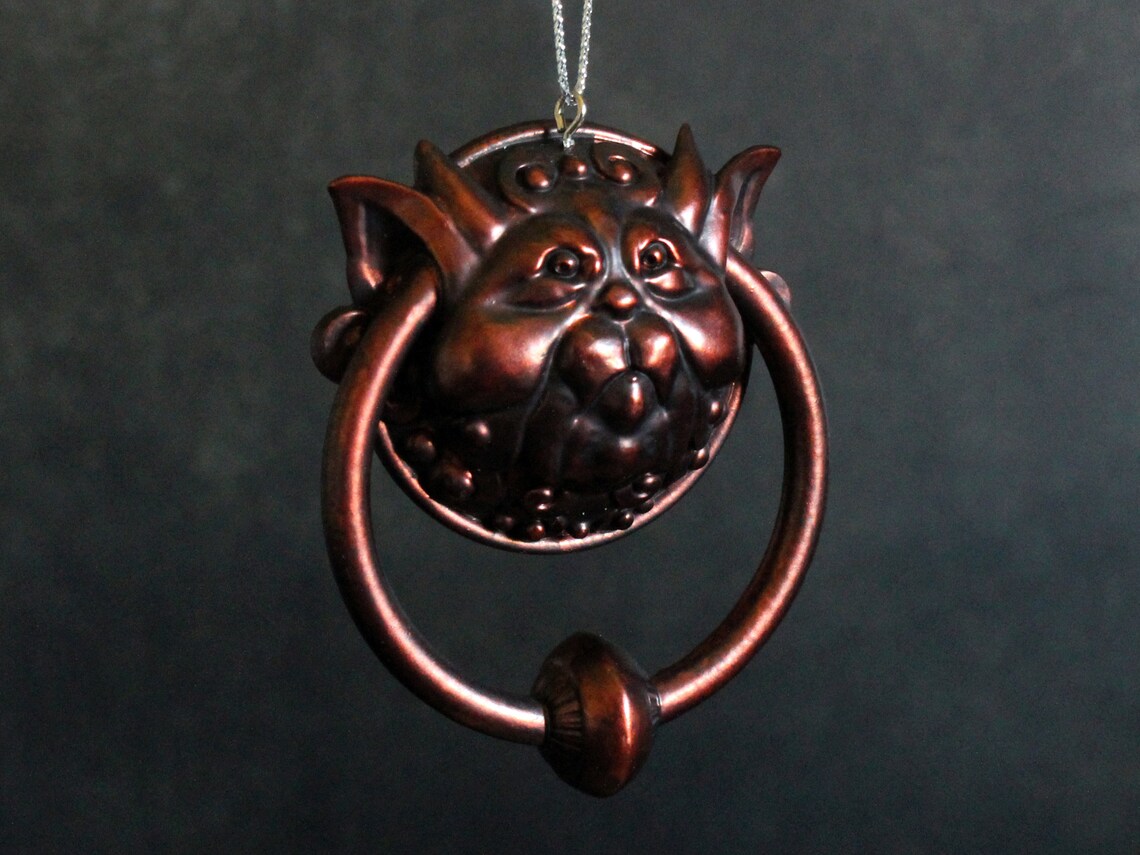 Labyrinth Mini Door Knocker Christmas Ornament Set - Etsy