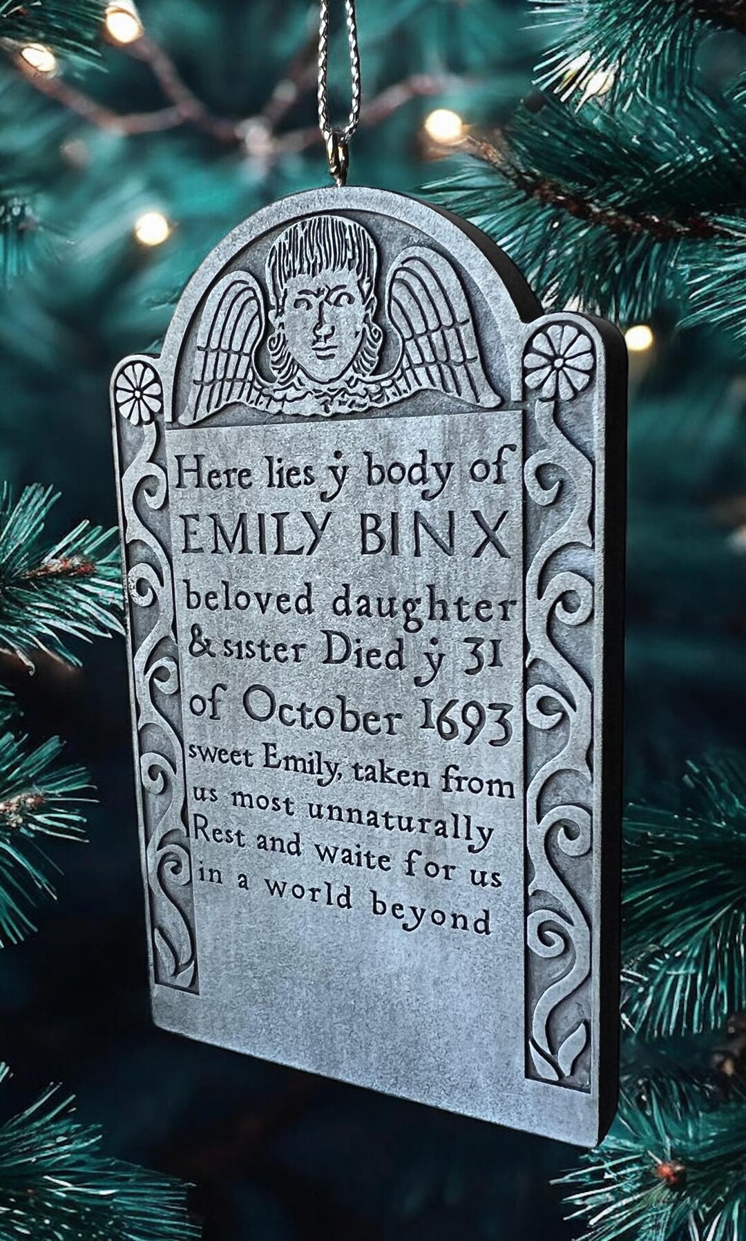 Emily Binx Tombstone Ornament Hocus Pocus Inspired Holiday Decor - Etsy