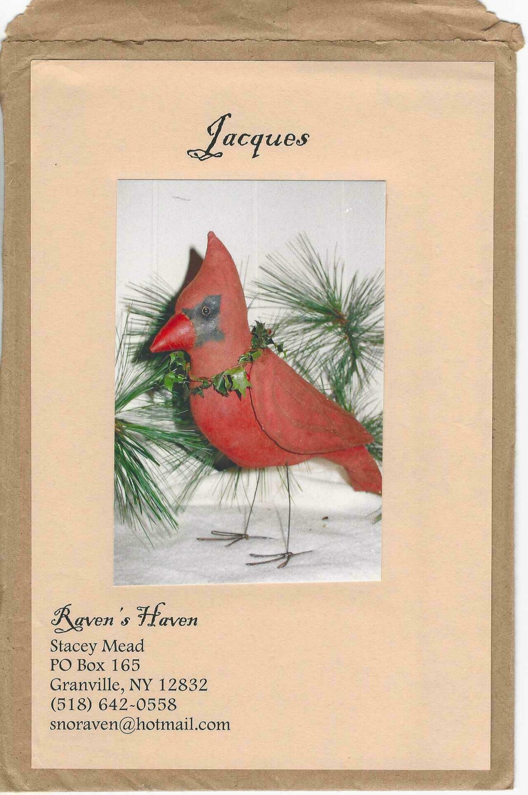 Jacques Hand Written and Instructions From Step by Step Project ...