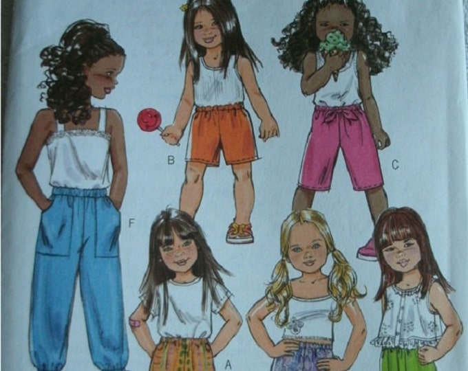 Girls Shorts and Pants Girls Size 3-4-5-6 Butterick Fashion - Etsy
