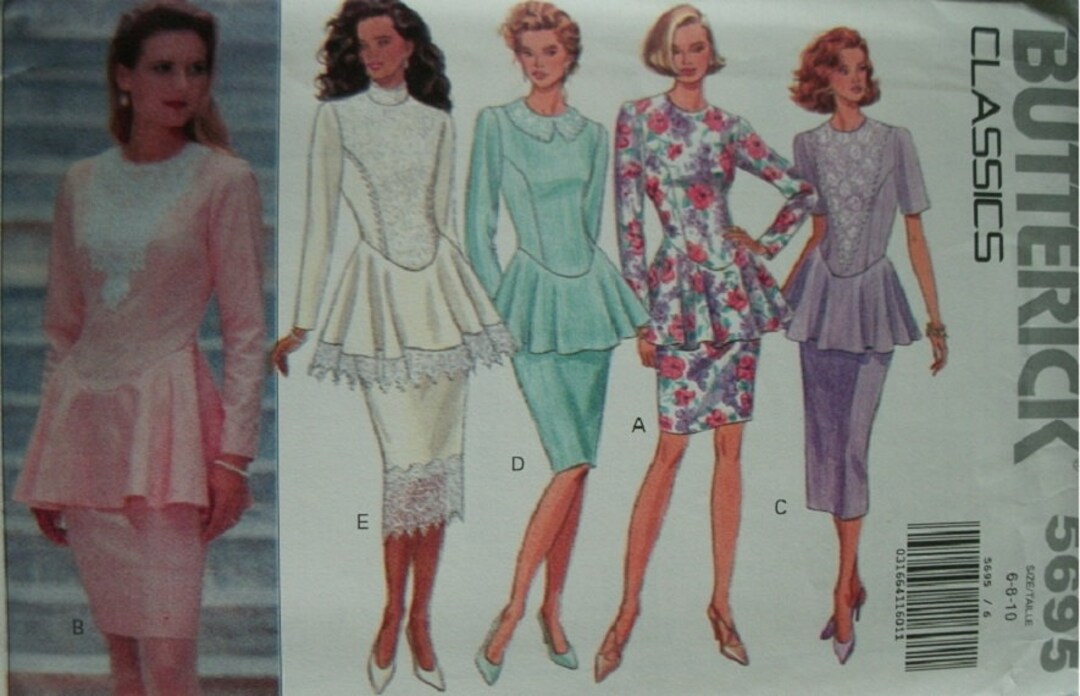Misses Dress With Variations Sizes 6-8-10 Butterick Classics Pattern ...