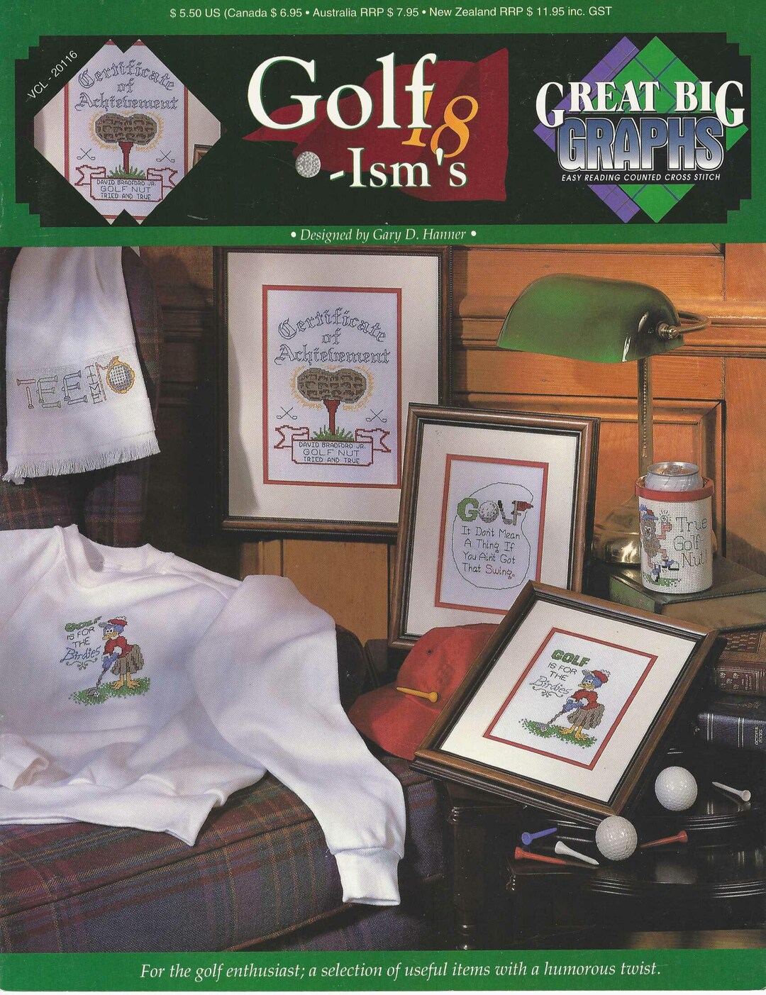 Golf-ism's Great Big Graphs Easy Reading Counted XS VCL20116 Great Big ...