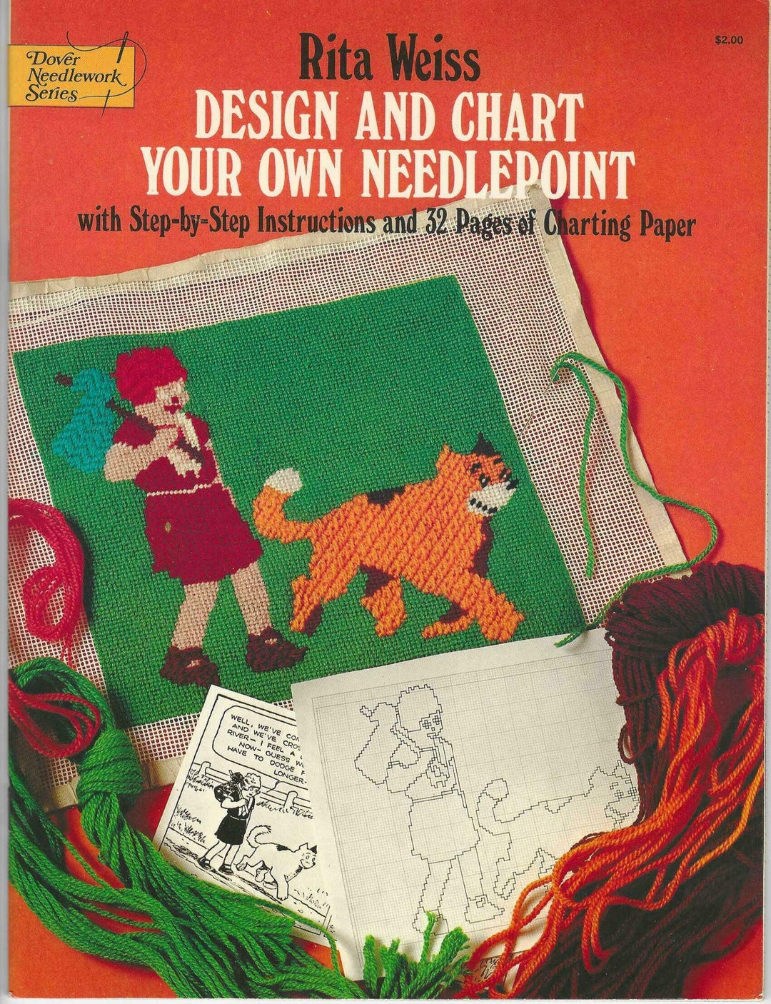 Rita Weiss Design and Chart Your Own Needlepoint Step-by-step Instructions, 32 Pages of Charting ...