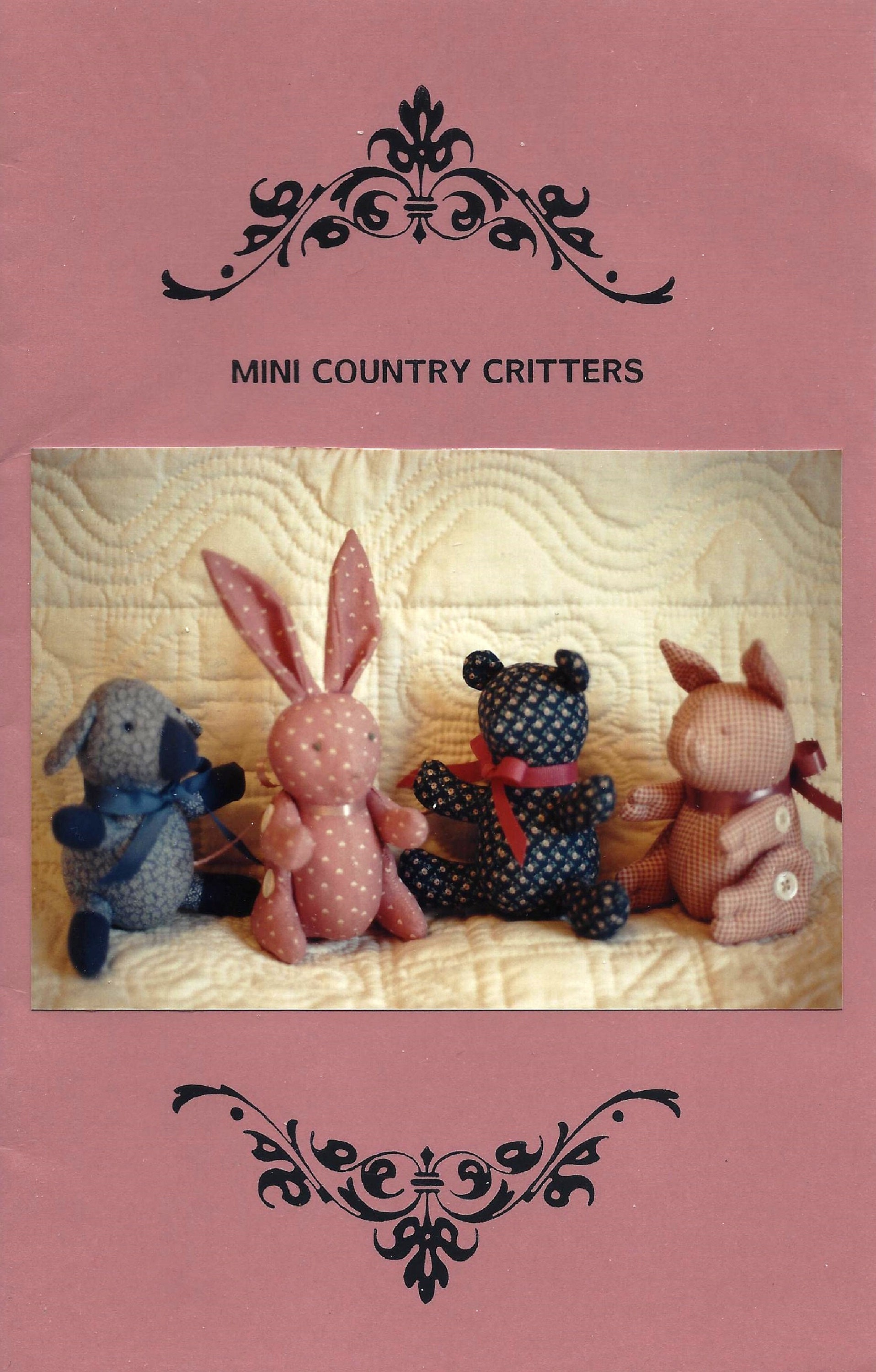Mini Country Critters Sewing Pattern From Debra Hite Beaves Easy and ...