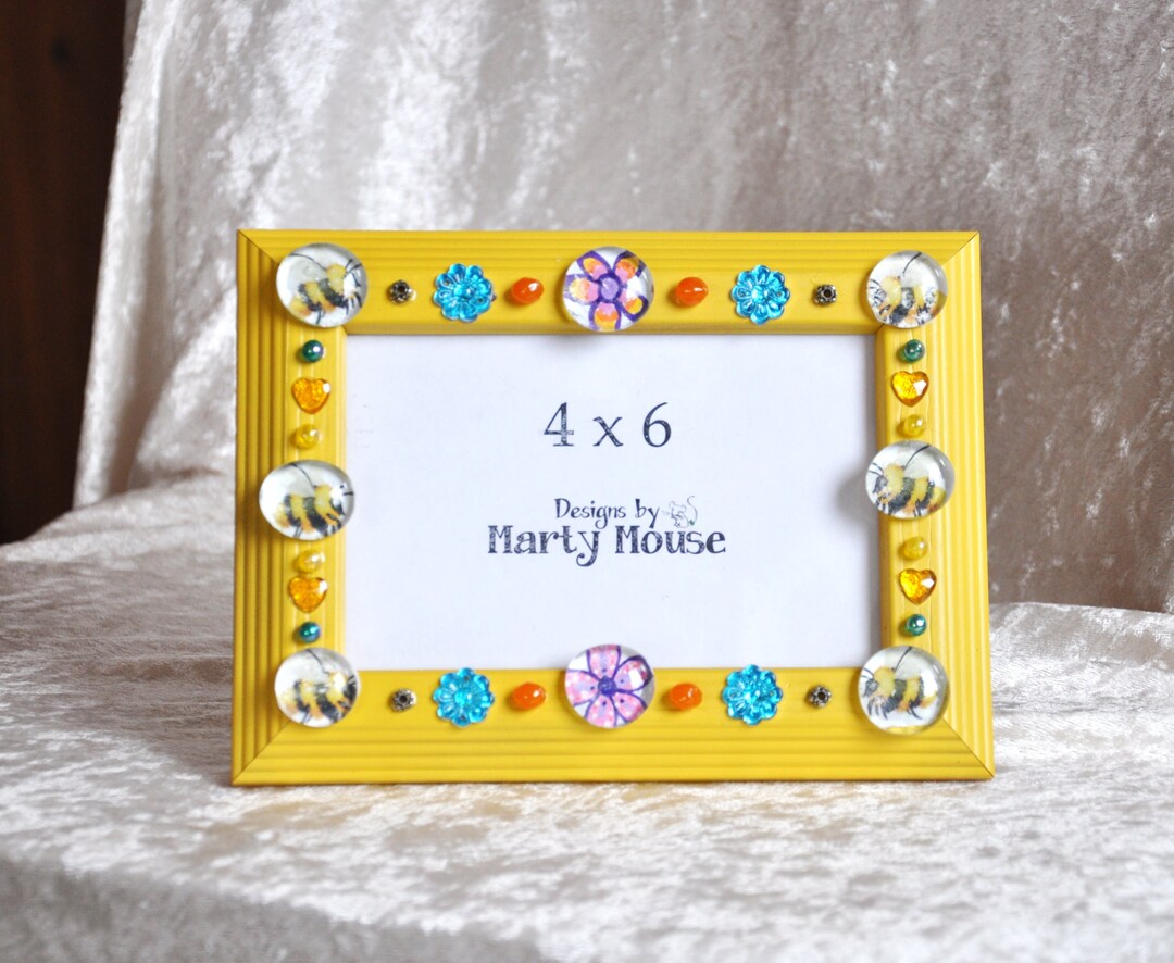 Kids Picture Frame/4x6 Kids Picture Frame/bee Picture - Etsy