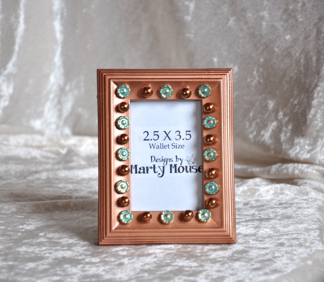 Vintage Copper Picture Frame: Steampunk Goth Decor (2.5x3.5) - Etsy