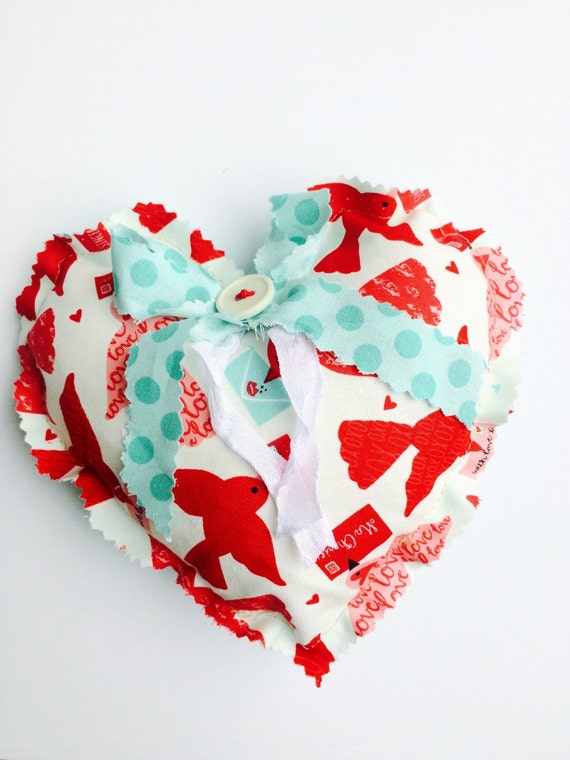 Items similar to Heart Sachet, Valentines Heart, Retro Heart Sachet ...