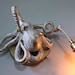 Octopus Wall Sconce Light Nautical Sconce Modern Beach Cottage Sea ...