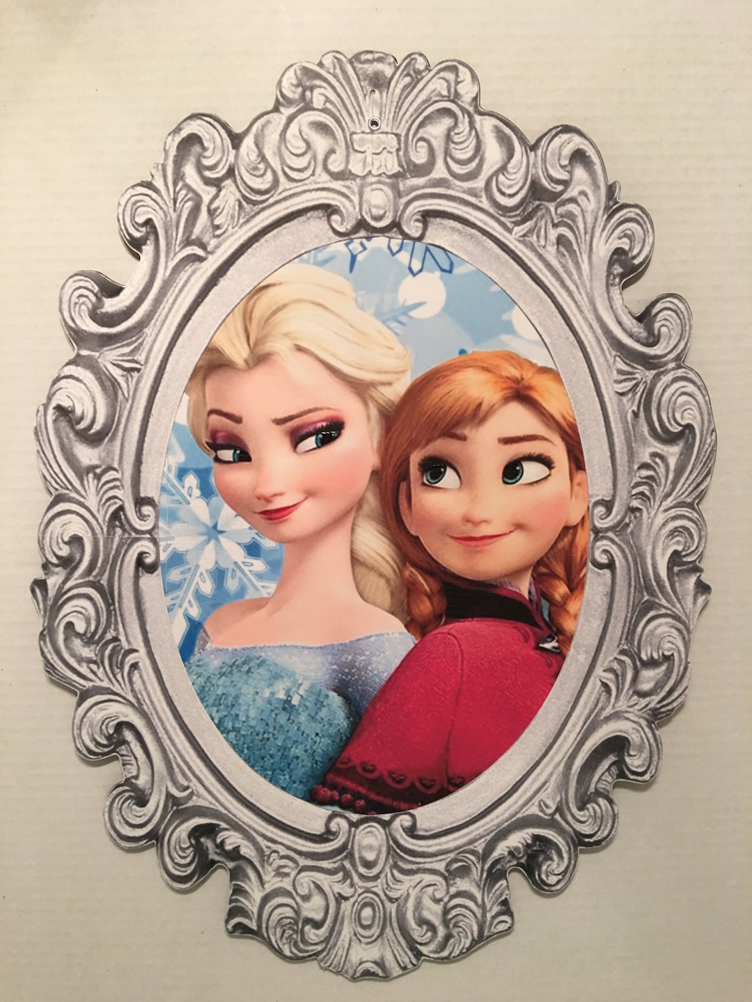 23-inch Framed Elsa and Anna Wall Art - Etsy