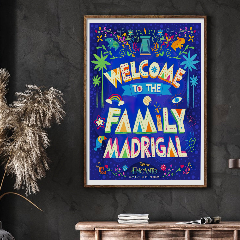 Disney Encanto Poster, Disney Madrigal Family Poster, Encanto Movie ...