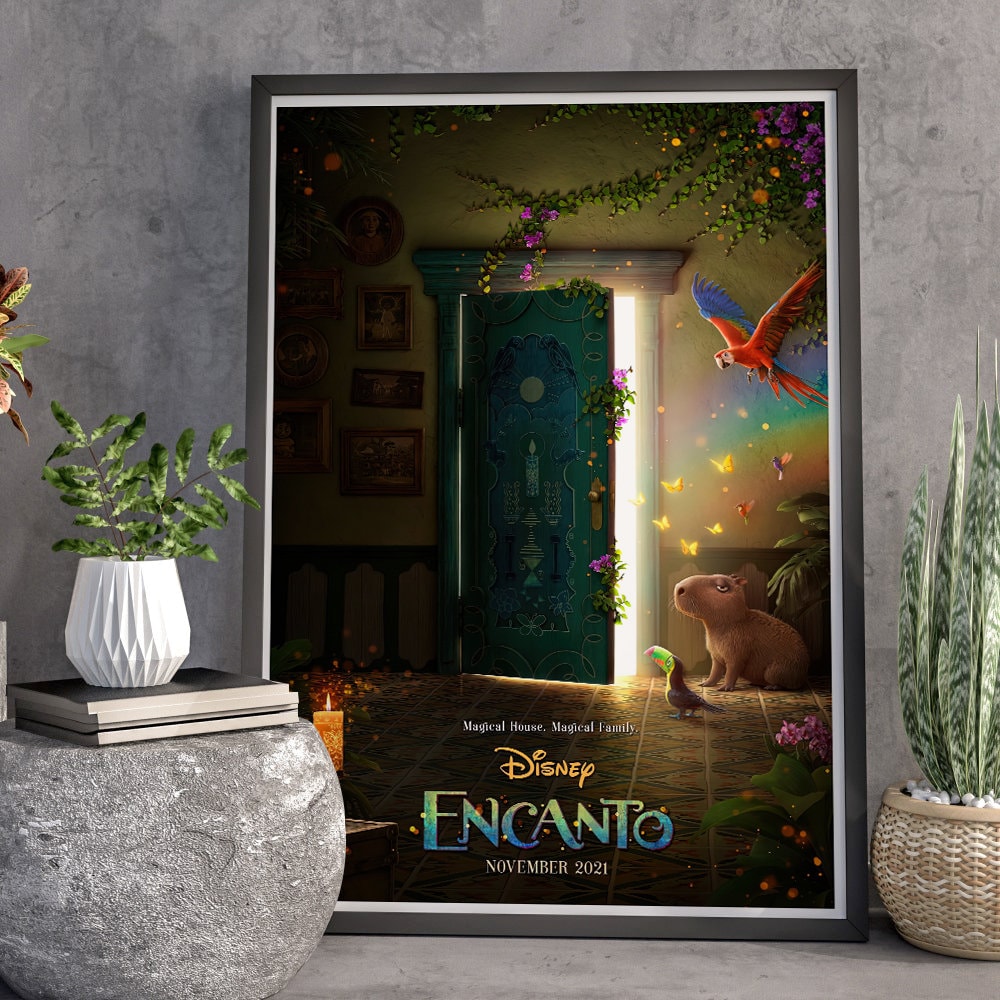 Encanto Movie Poster, Disney Madrigal Family Poster, Encanto Movie ...