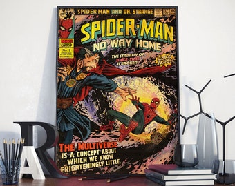 Retro Spider Man Poster - Etsy