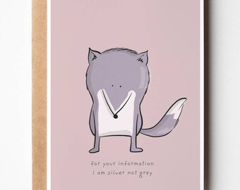 Silver Fox Birthday | Etsy
