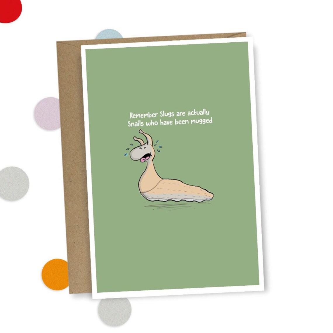 Slug Card Funny Birthday Card Gardening Birthday Card Card - Etsy UK
