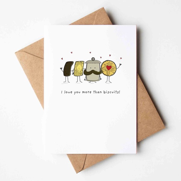 Biscuit Birthday Card - Etsy