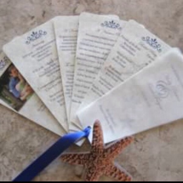 Programs With Ribbon - Etsy