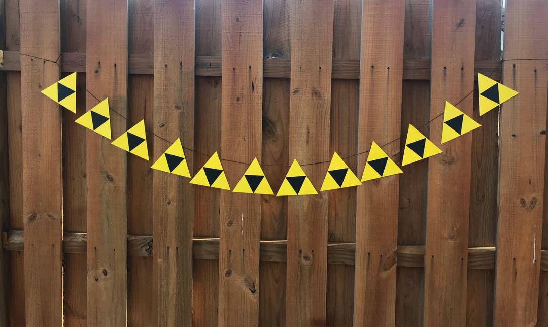 Legend of Zelda Banner | Triangles | Zelda | Tri-force - Etsy