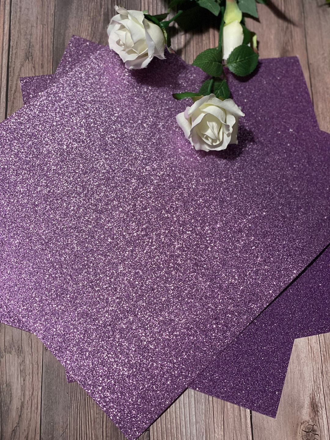 Lavender Glitter Cardstock | 12 X 12 | Glitter Paper | Light Purple ...