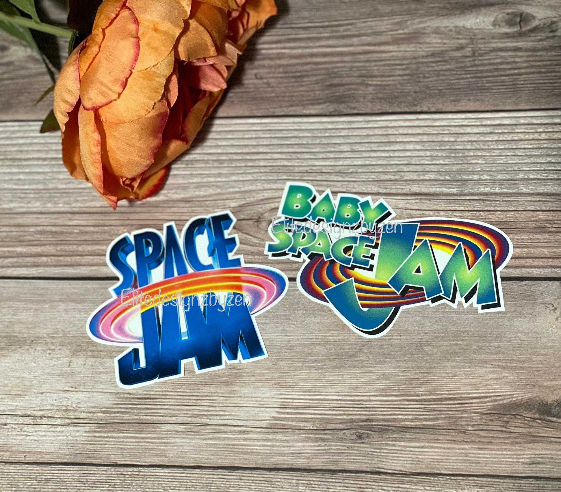 Space Jam Favor Bag Sticker Space Jam Party Space Jam | Etsy