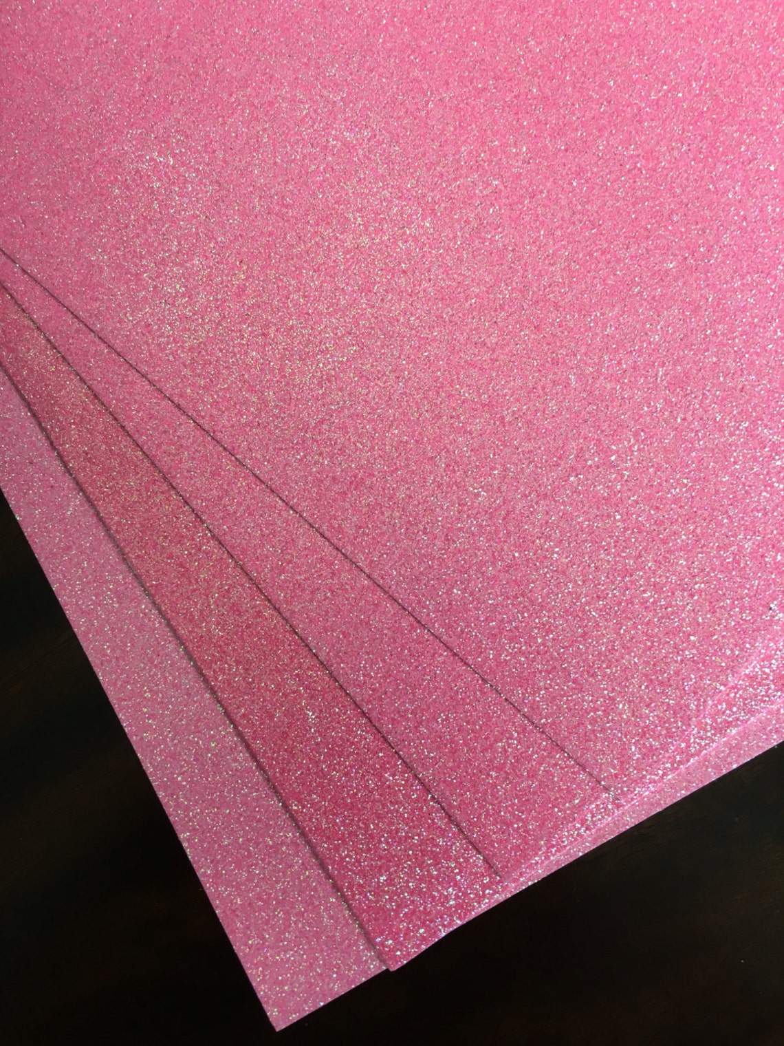 Pink Glitter Card Stock Pink 12x12 Glitter Paper - Etsy