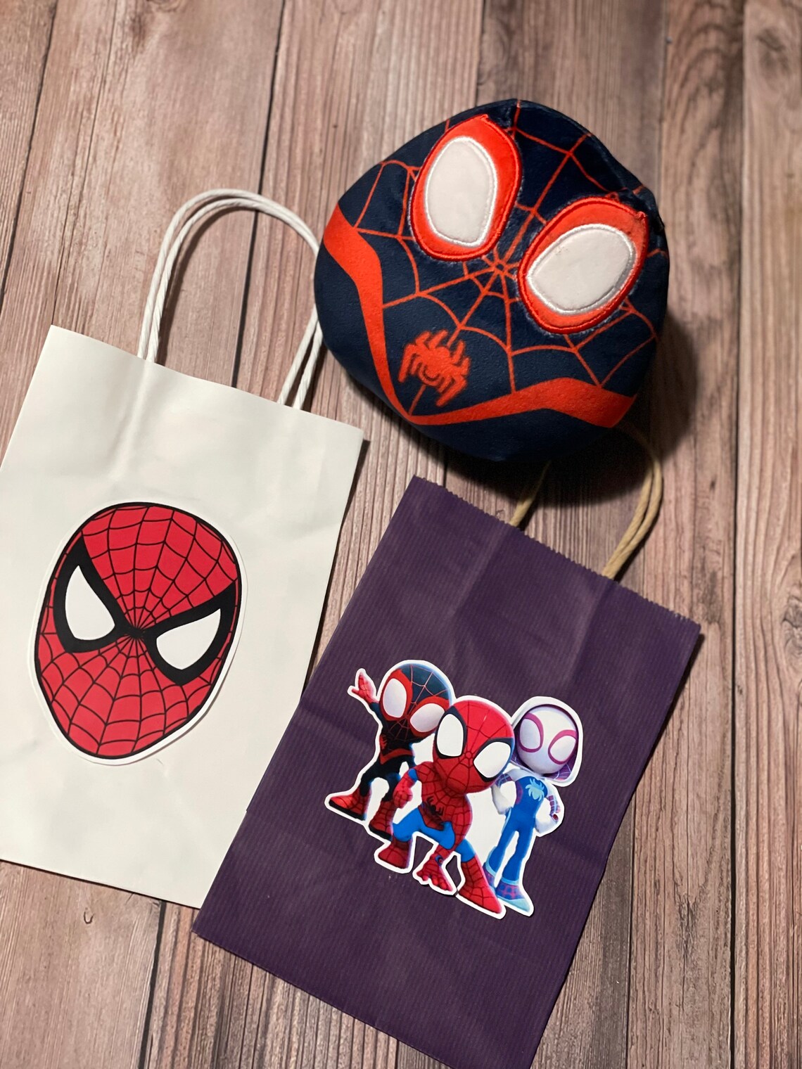 Spiderman Favor Bags Spider-man Spider-man Party Spidey | Etsy