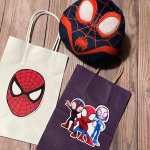Spiderman Favor Bags | Spider-man | Spider-man Party | Spidey | Spider ...