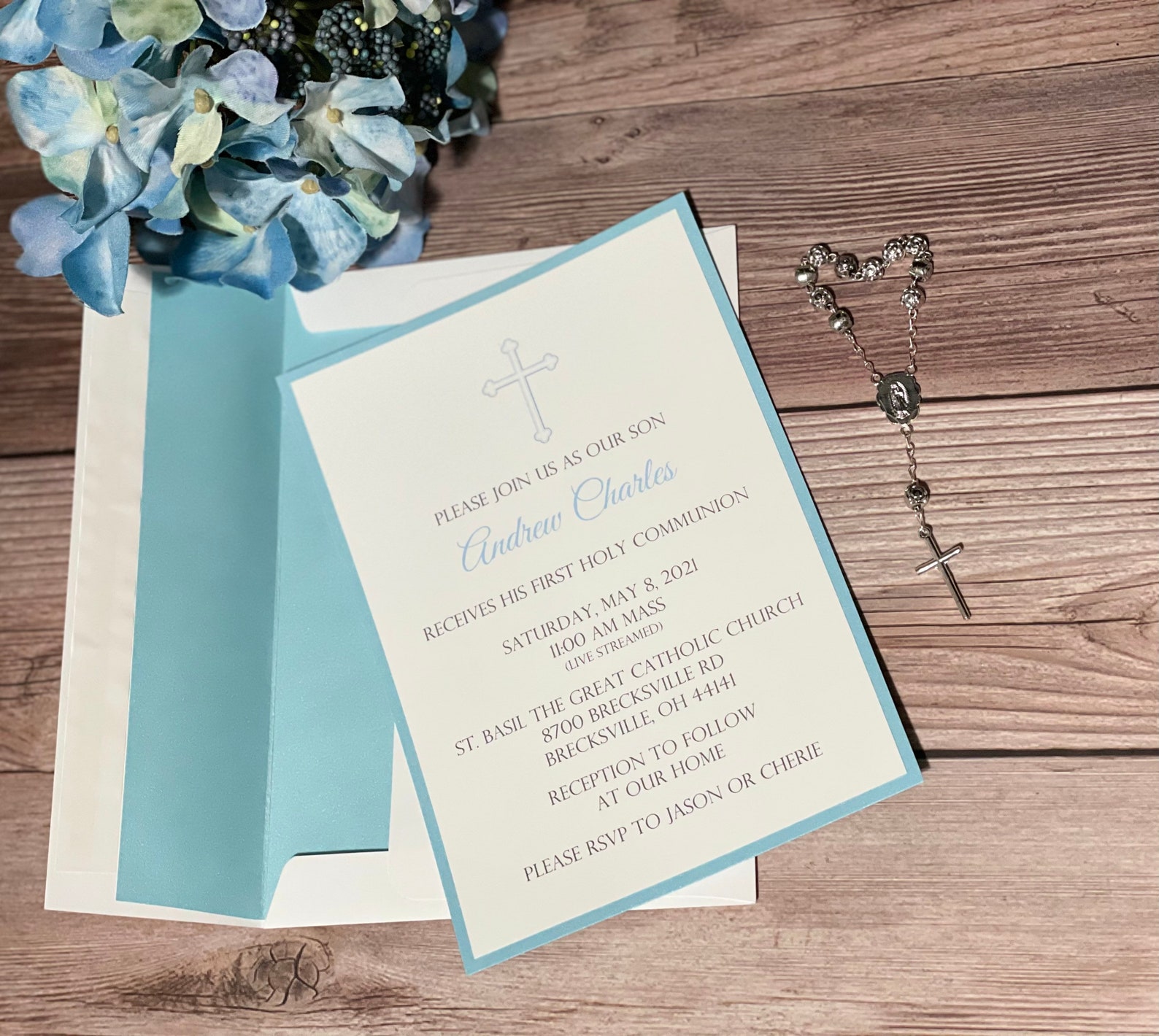 First Communion Invitation 1st Communion Primera Comunión - Etsy