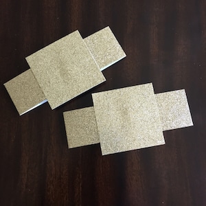 Gold Glitter Belly Bands (25), Assembled With Tag | Glitter Belly Bands ...