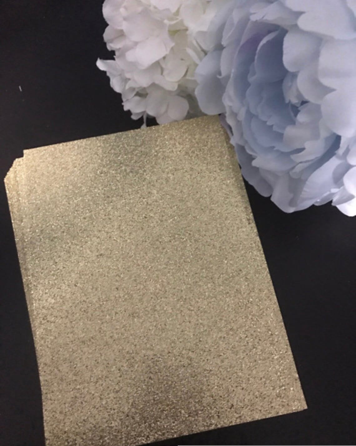 Gold Glitter Cardstock 50 Glitter Paper - Etsy