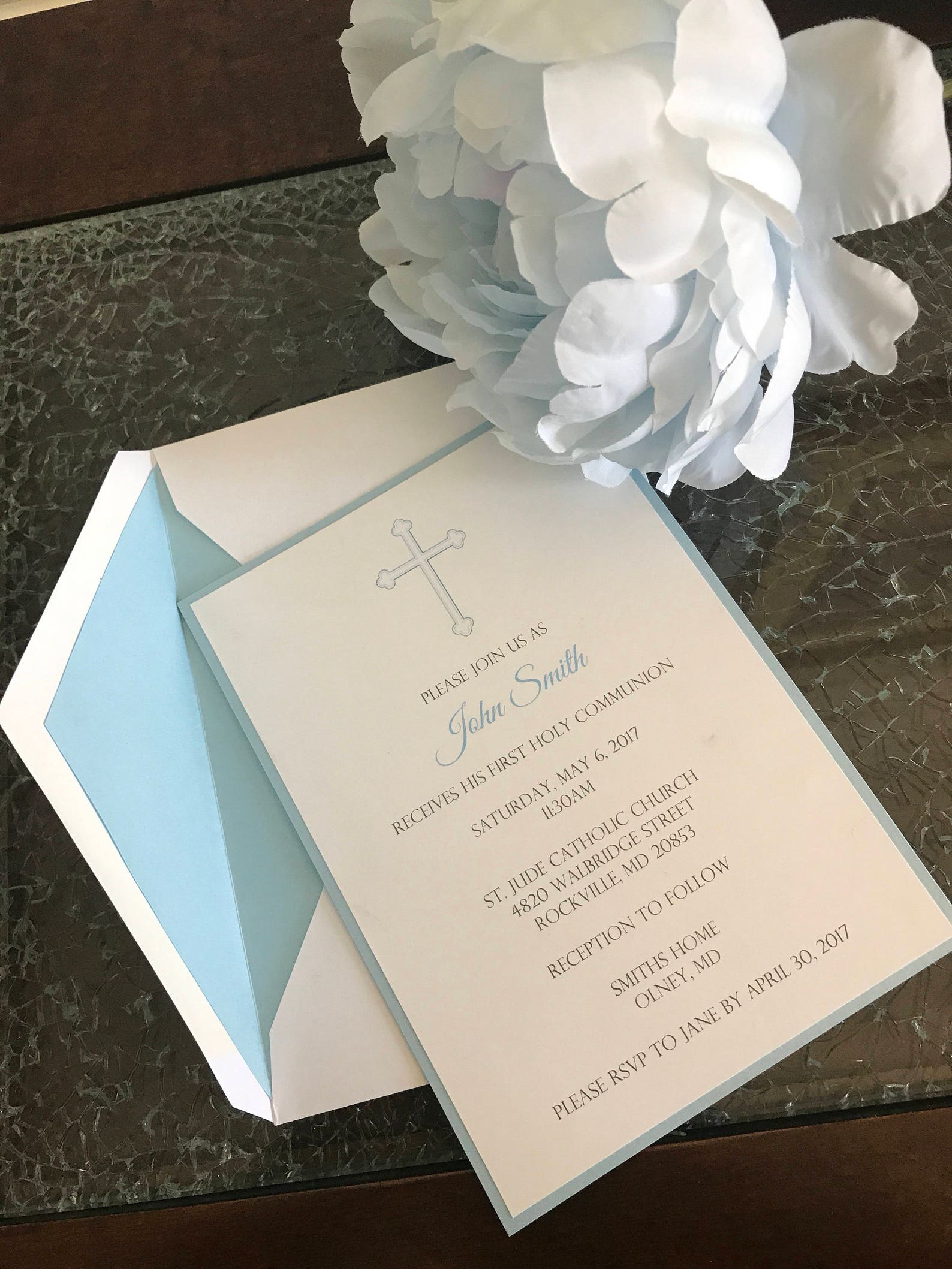 First Communion Invitation 1st Communion Primera Comunión - Etsy