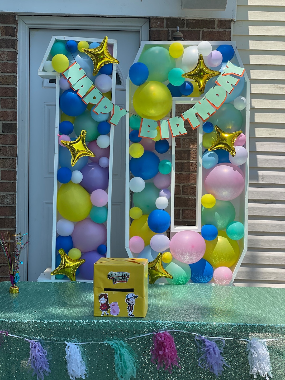 Gravity Falls Birthday Banner | Mabel | Gravity Falls Theme | Mystery ...