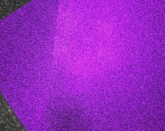 Purple Glitter Cardstock | Etsy