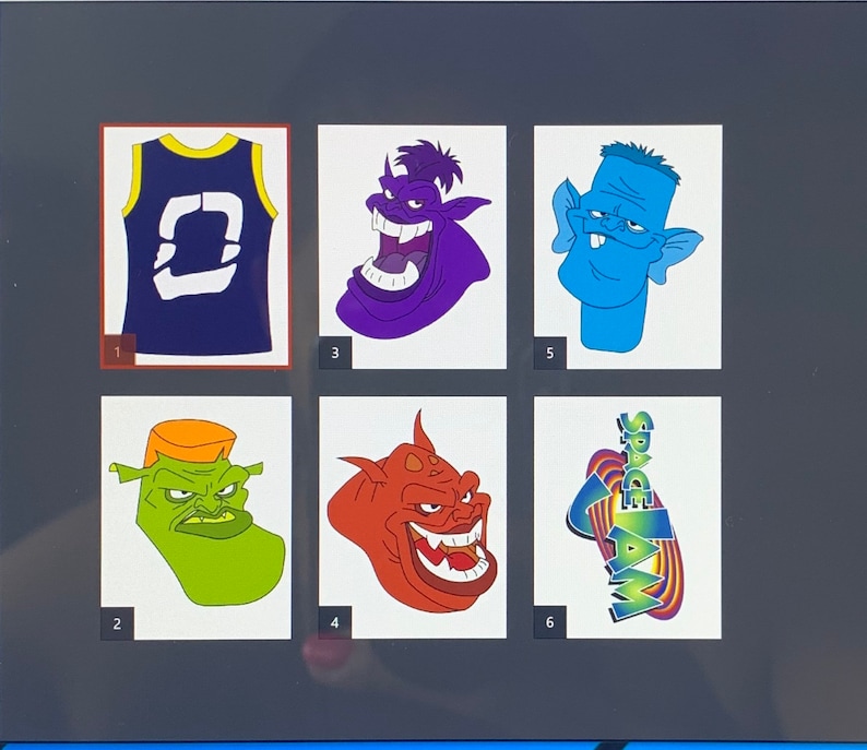 Personajes de Space Jam / cartel de Space Jam / Cumpleaños de Space Jam ...