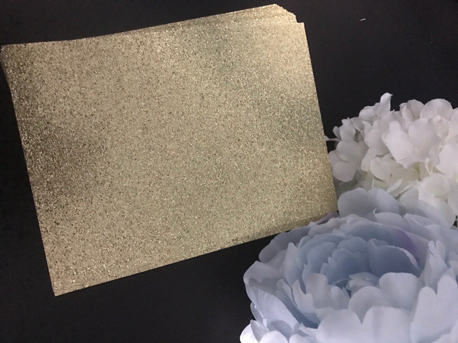Gold Glitter Cardstock (50), Glitter Paper - Etsy