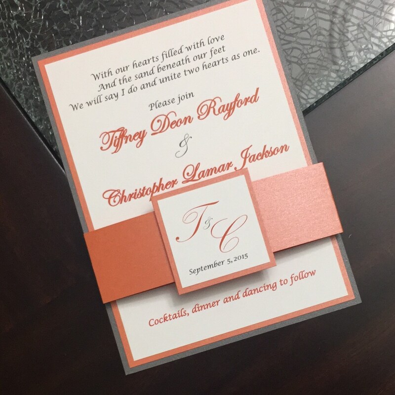 Layered Invitations - Etsy