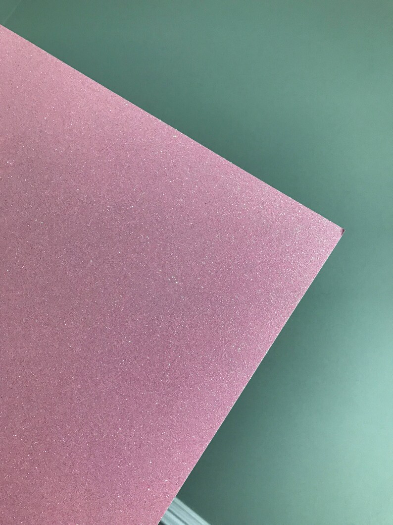 Light Pink Glitter Card Stock Pink 12x12 Glitter Paper - Etsy