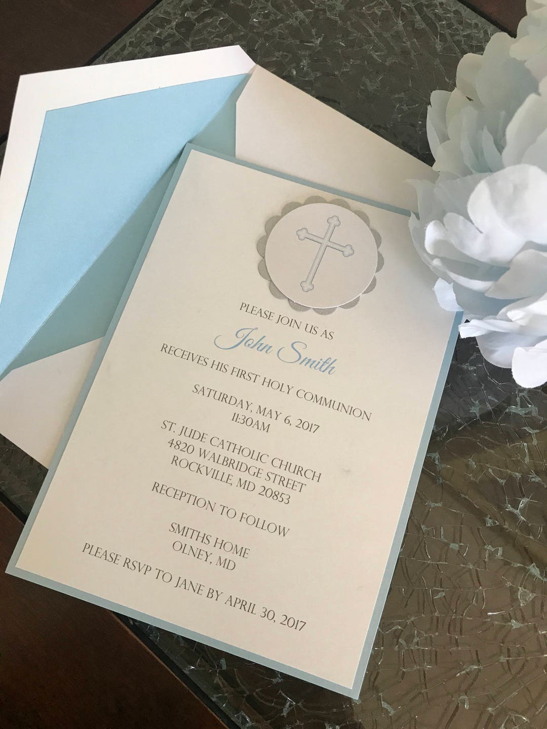 First Communion Invitation | 1st Communion | Primera Comunión | First ...